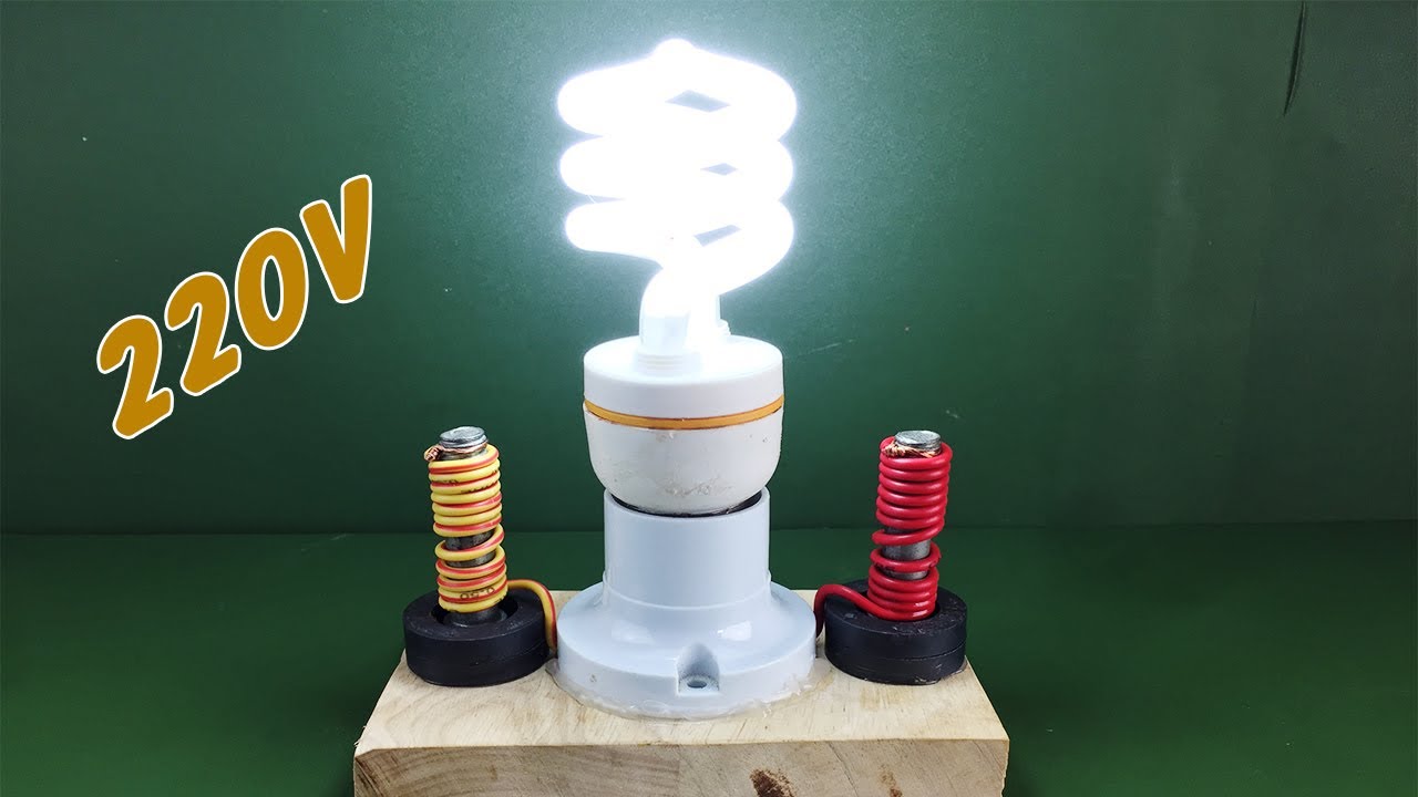 New Technology Free Energy Device Using Magnet With Light Bulb At Home ...