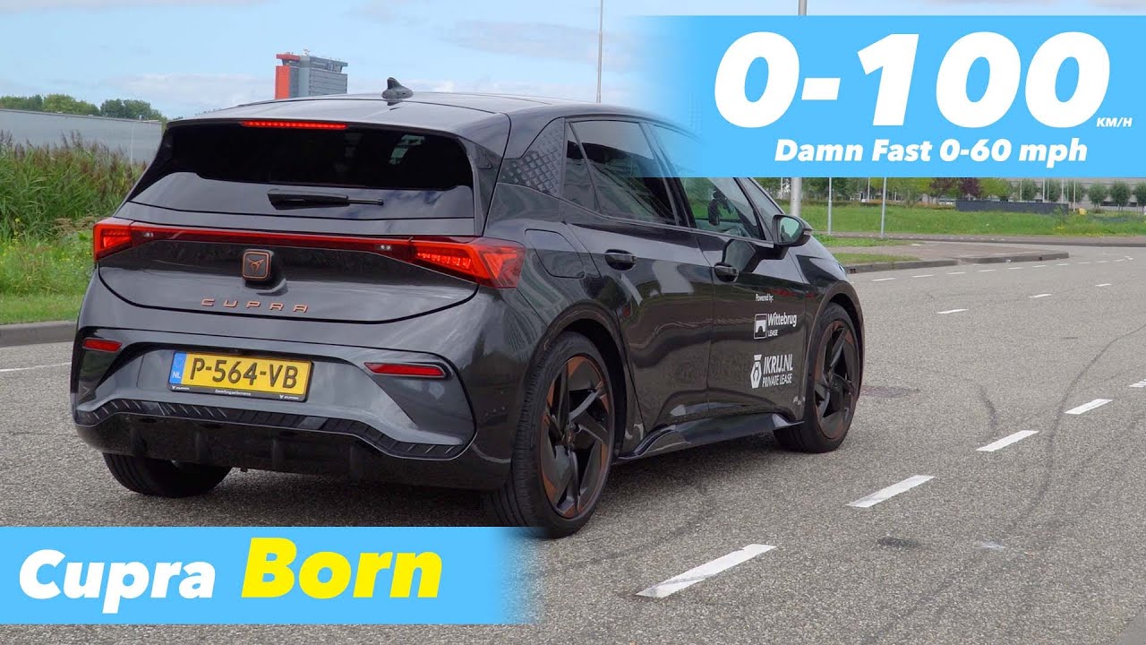 Cupra Born 204HP | Is it really that fast? | 0-100 Acceleration test by ...