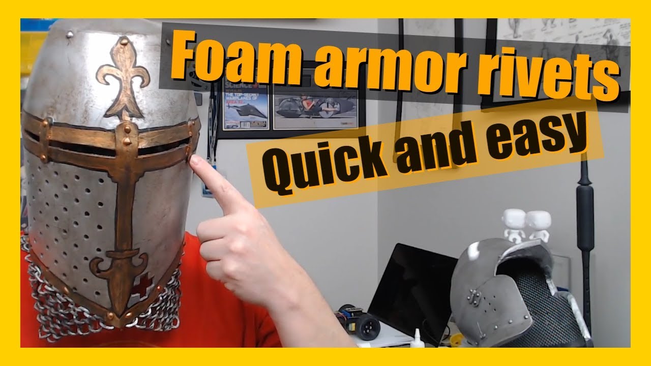 Cosplay tutorial armor Rivets with a hot glue gun. - YouTube