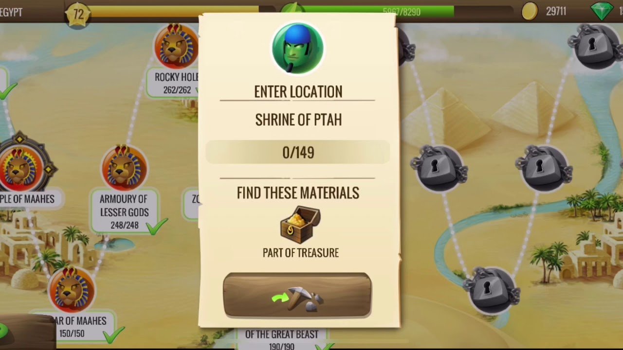 Shrine of Ptah - Egypt [Diggy's Adventure] - YouTube