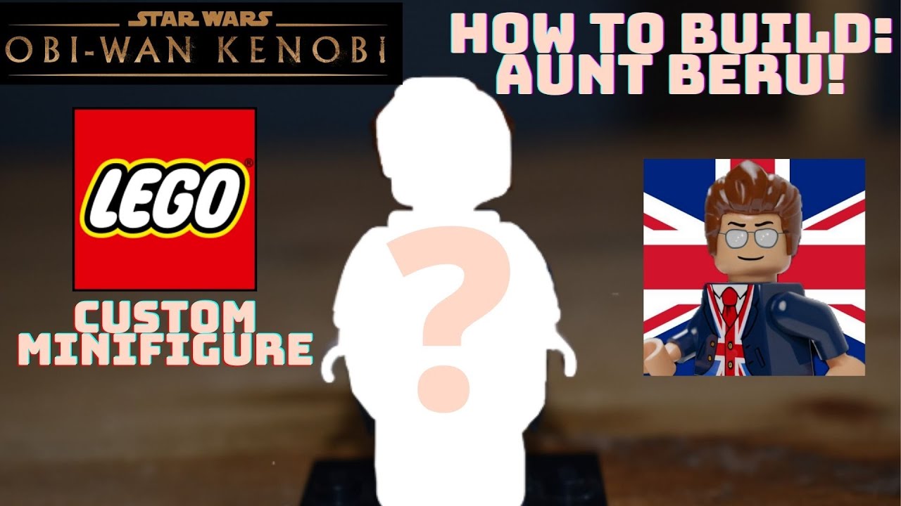 LEGO Star Wars AUNT BERU Custom Minifigure! (Kenobi TV Show?!) 4K - YouTube