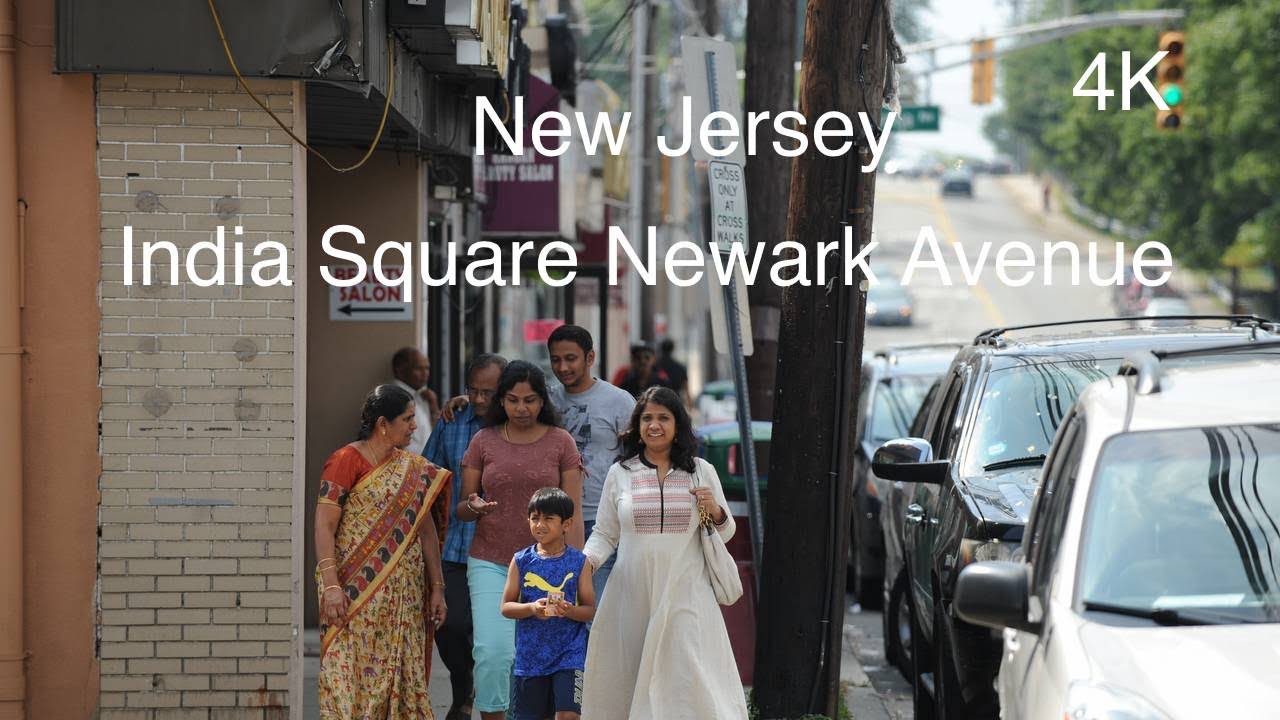 India Square Newark Avenue New Jersey Walk 4K - YouTube