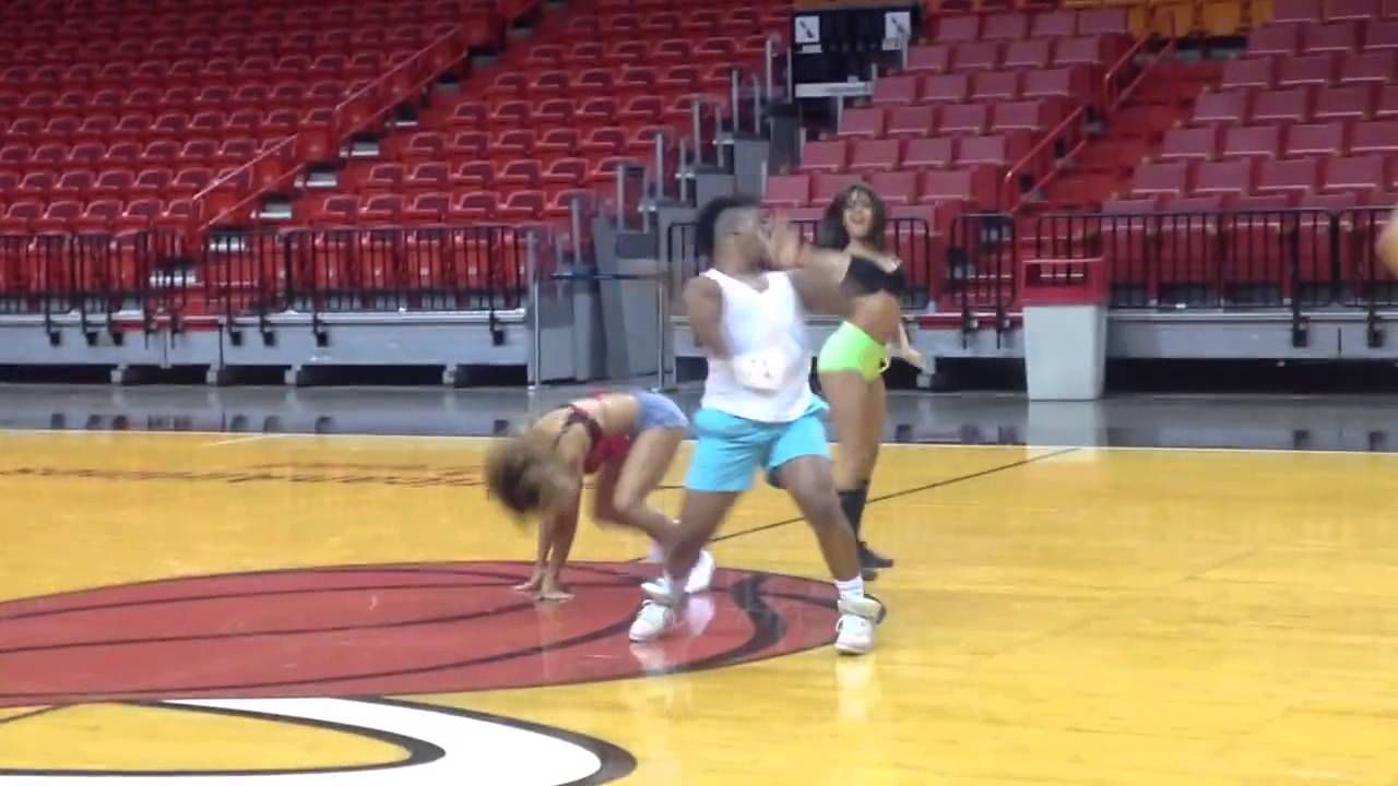 Male Dancer Becomes Big Hit at Miami Heat Dance Team Auditions - YouTube