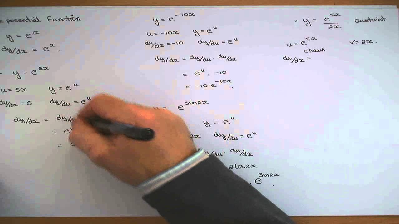 Leaving Cert Maths - Exponential Function - YouTube