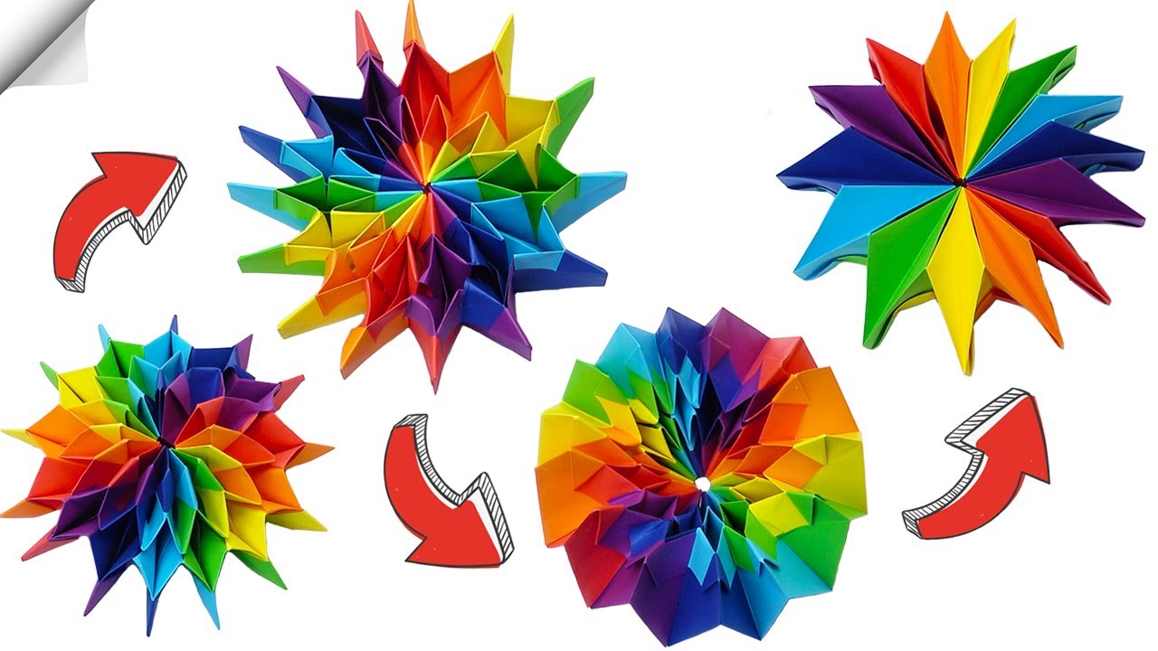 6 Craft ideas with paper | 6 DIY paper crafts Paper toys - YouTube