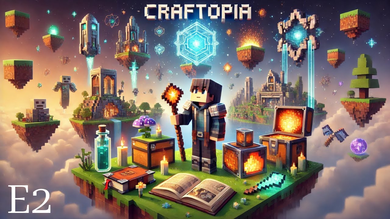 Новий день - нові печери | Minecraft Craftoria E2 - YouTube