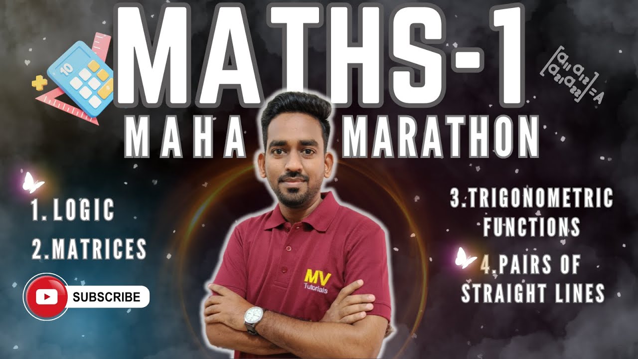Class 12 Maths Maha Marathon Maharashtra Board Maharevision MV ...