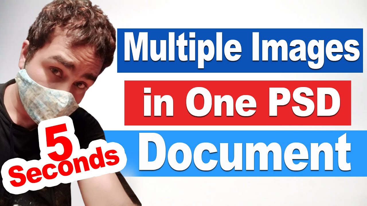 Open many files in one document photoshop | Load Files into Stack| Load ...