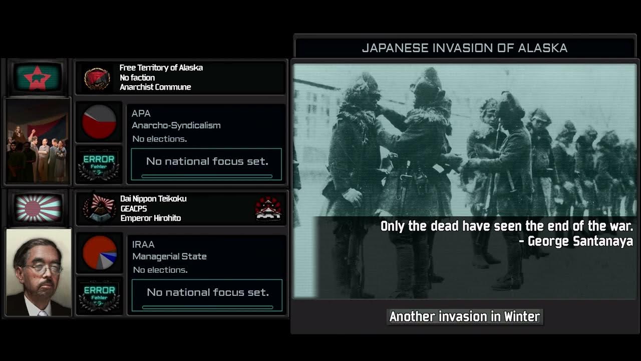 Japanese Invasion of Alaska TNO Custom Super Event - YouTube
