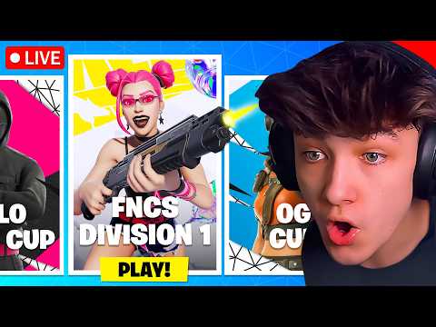 🔴LIVE! - FNCS TOURNAMENT in FORTNITE! (Day 2)