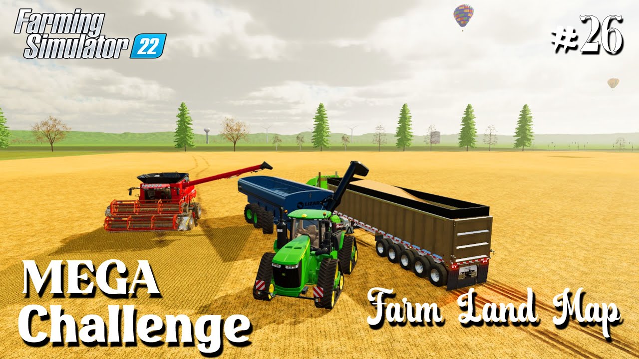 Mega Challenge | Farm Land Map | #26 | Farming SImulator 22 | # ...