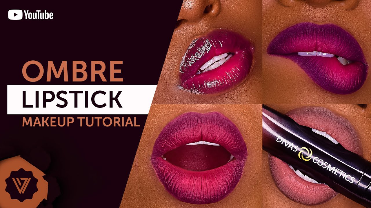 LIPSTICK TUTORIAL!||BEST OMBRE LIPSTICKS COMPILATION FT @Divascosmetics ...
