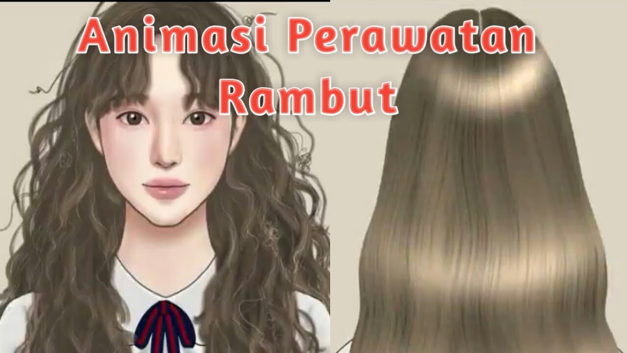 ASMR Animasi Perawatan Rambut || Merawat Kelembaban Rambut - YouTube