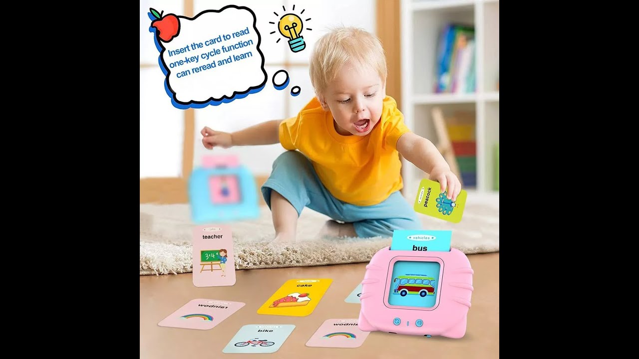 Cards Early Education Device Smart Flash Card Speaker Toys Child Voice ...