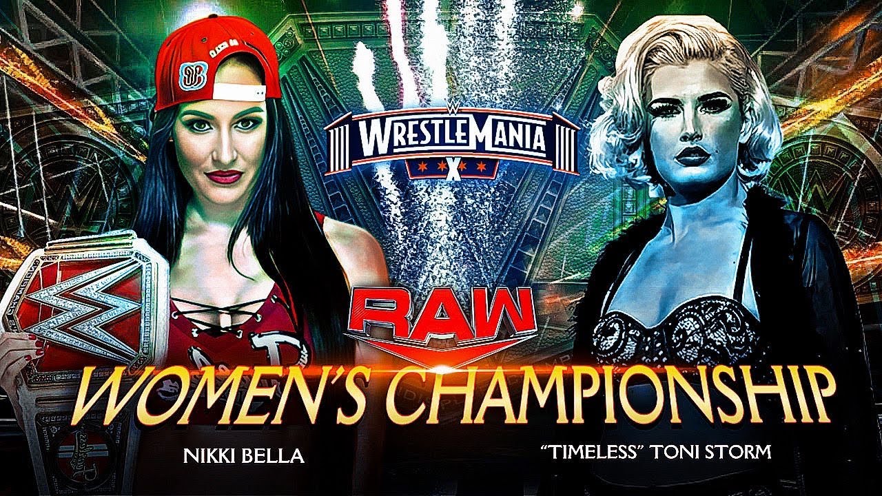 Nikki Bella vs “Timeless” Toni Storm - RAW Women’s Championship - YouTube