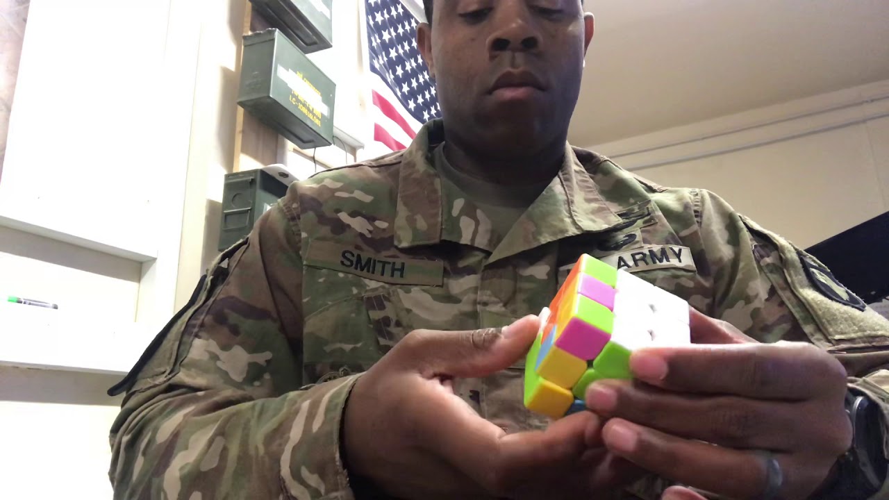Rubik’s Cube Solved by Infantry Soldier!! - YouTube