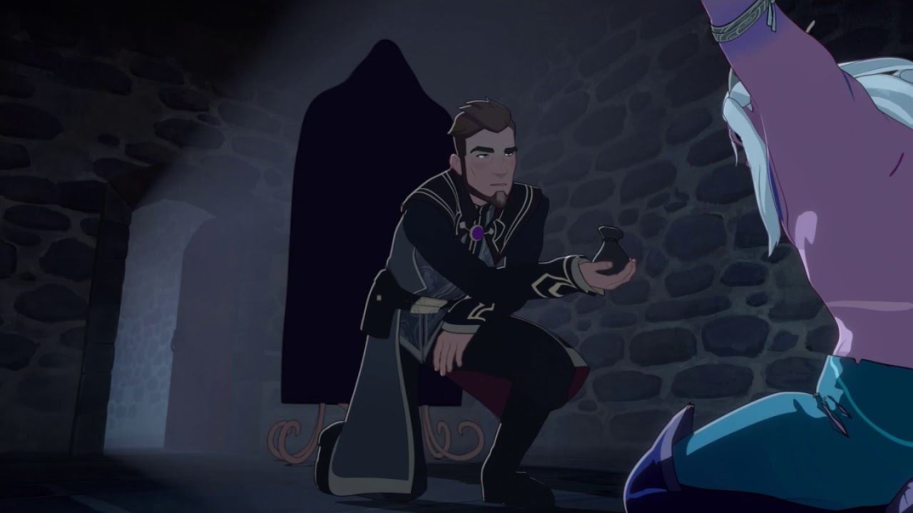 The Dragon Prince: Lord Viren Threatens Ruunan - YouTube