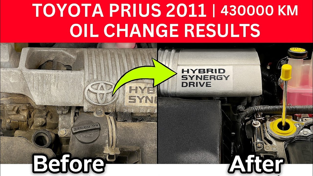 Toyota Prius 2011 Oil Change | Castrol 0W20 After 10,000 KM | Full ...