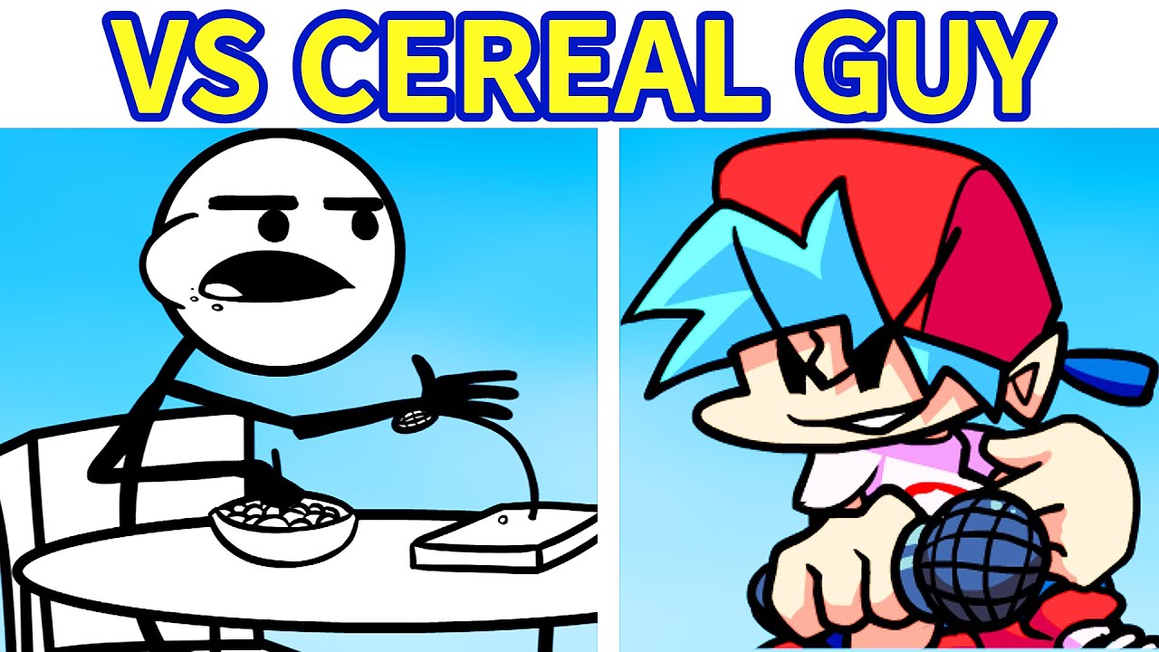 Friday Night Funkin': VS Cereal Guy (Rage Comics Meme) [FNF Mod/HARD ...