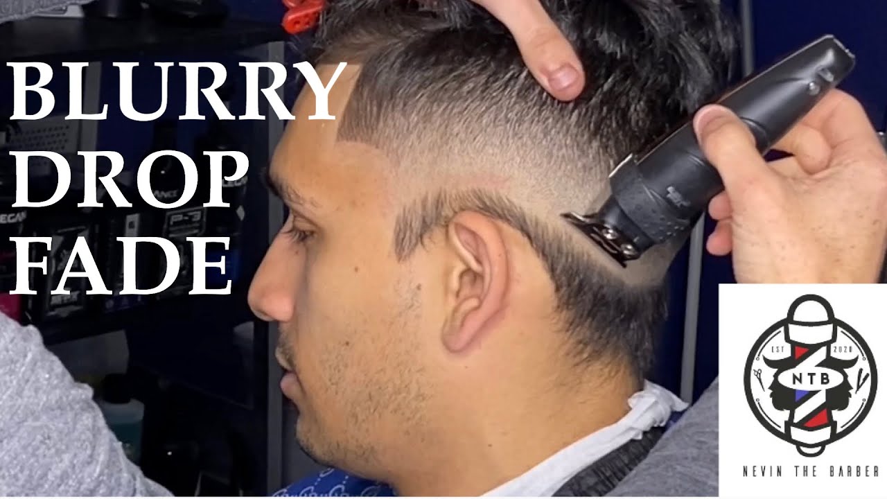 BLURRY Drop Fade Haircut | Barber Tutorial - YouTube