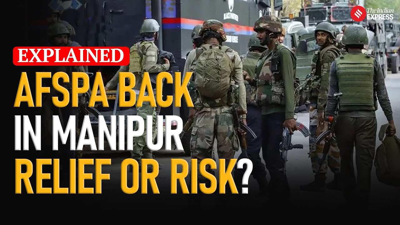 AFSPA In Manipur: A Solution Or A New Conflict? | Manipur Violence ...