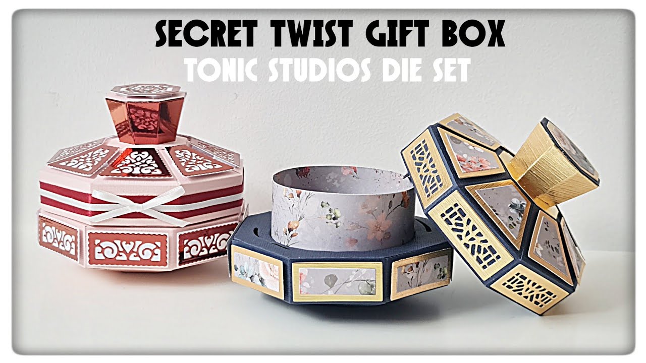 Secret Twist Gift Box | Tonic Studios Showcase Die Set | Tutorial - YouTube