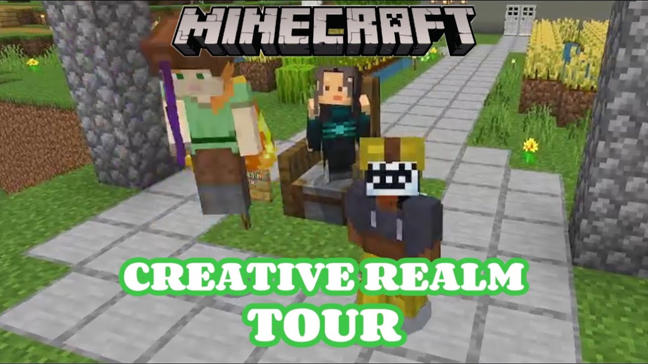 Minecraft Creative Realm Tour - YouTube