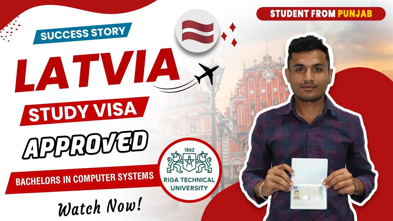 Tejinder #StudyVisaApproved for Latvia | Bachelor In Computer Systems|# ...