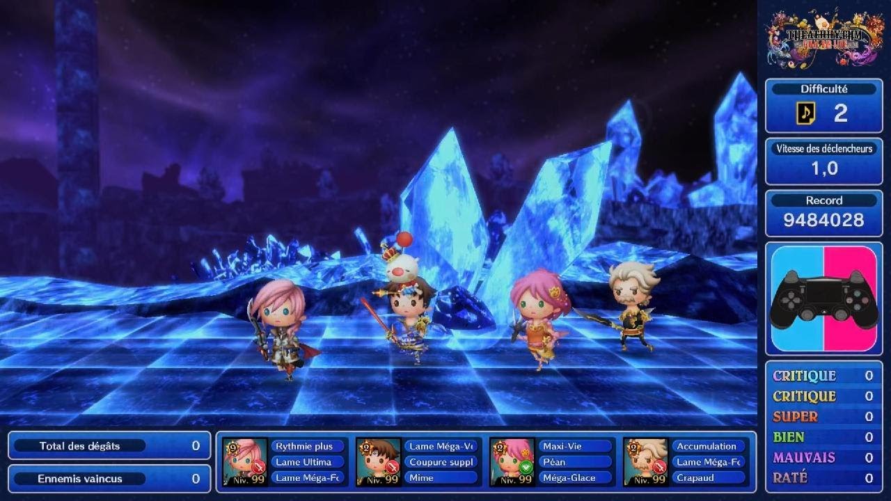 THEATRHYTHM FINAL BAR LINE FF3 the dark crystals duo mode solo full ...