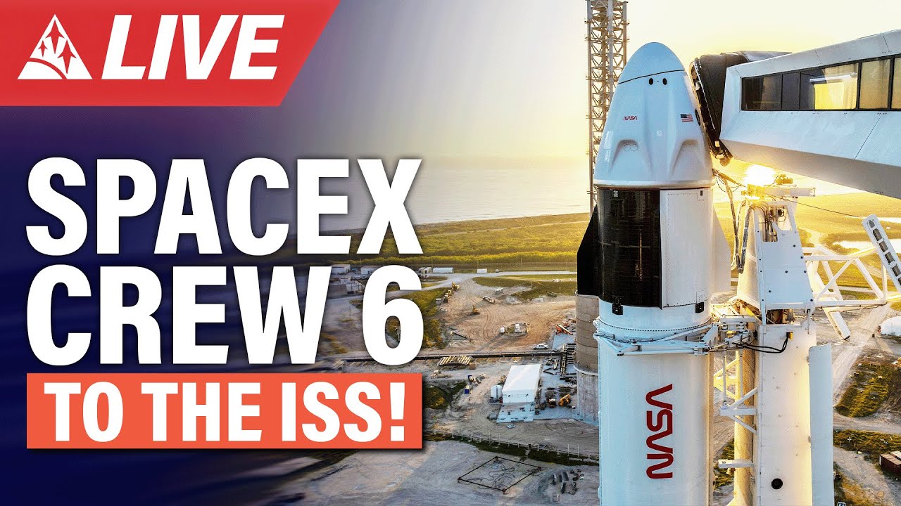 SCRUB! Watch SpaceX launch Crew 6 with Astronauts to the ISS! # ...