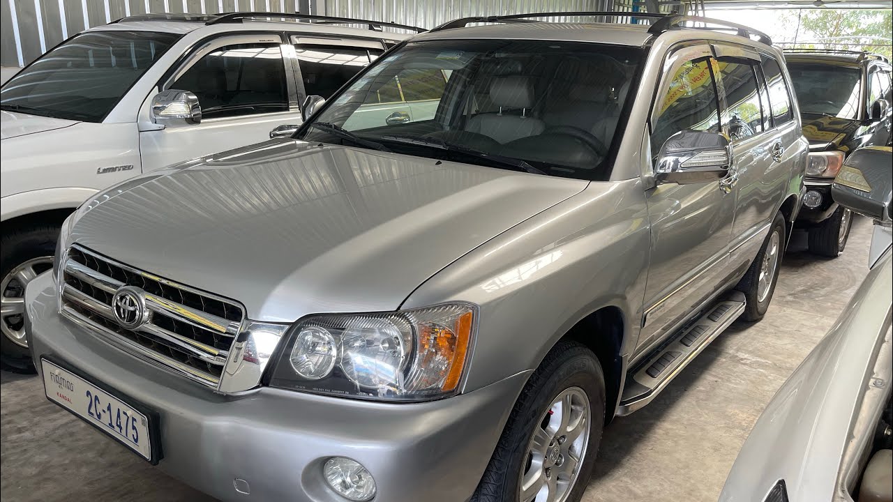 Highlander 02 V6ប៉ុង1សុីន1ជុំម្ចាស់ទី1ទឹមប្រេីស្អាតខ្ចីណាស់/$13,500 ...