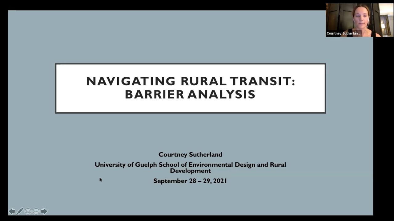 Navigating Rural: Place-Based Transit Solutions for Rural Canada - YouTube