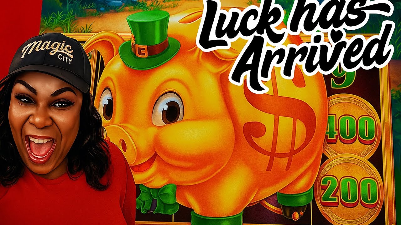 Testing our luck on the New Rakin Bacon 🥓 slots @GottaCoushatta ...