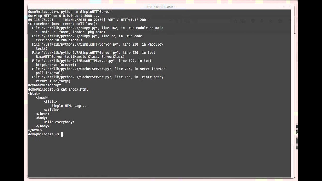 A couple cool uses for Python at the command line. - YouTube