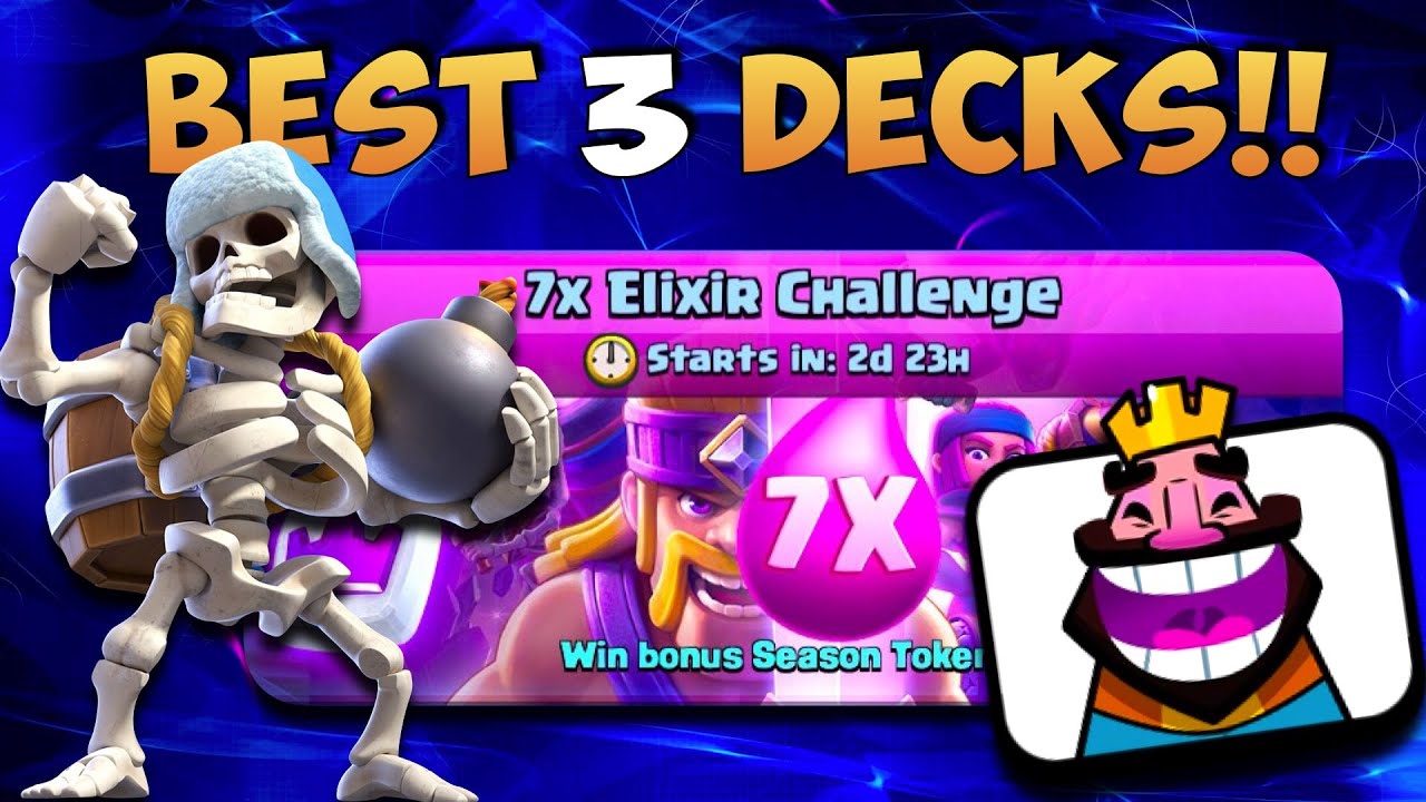 BEST DECKS To BEAT The 7X ELIXIR CHALLENGE! - YouTube