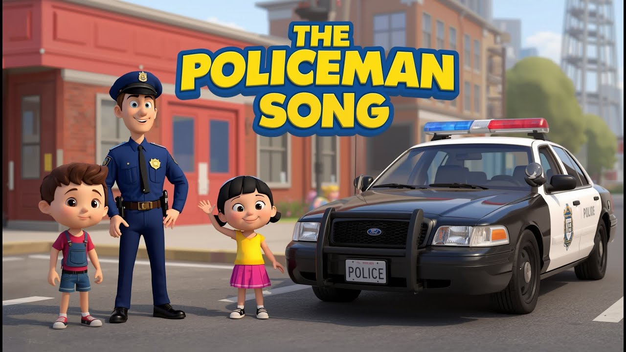 “The Policeman Song | Kids' Policeman Action Song & Sing-Along👮‍♂️🎵 ...