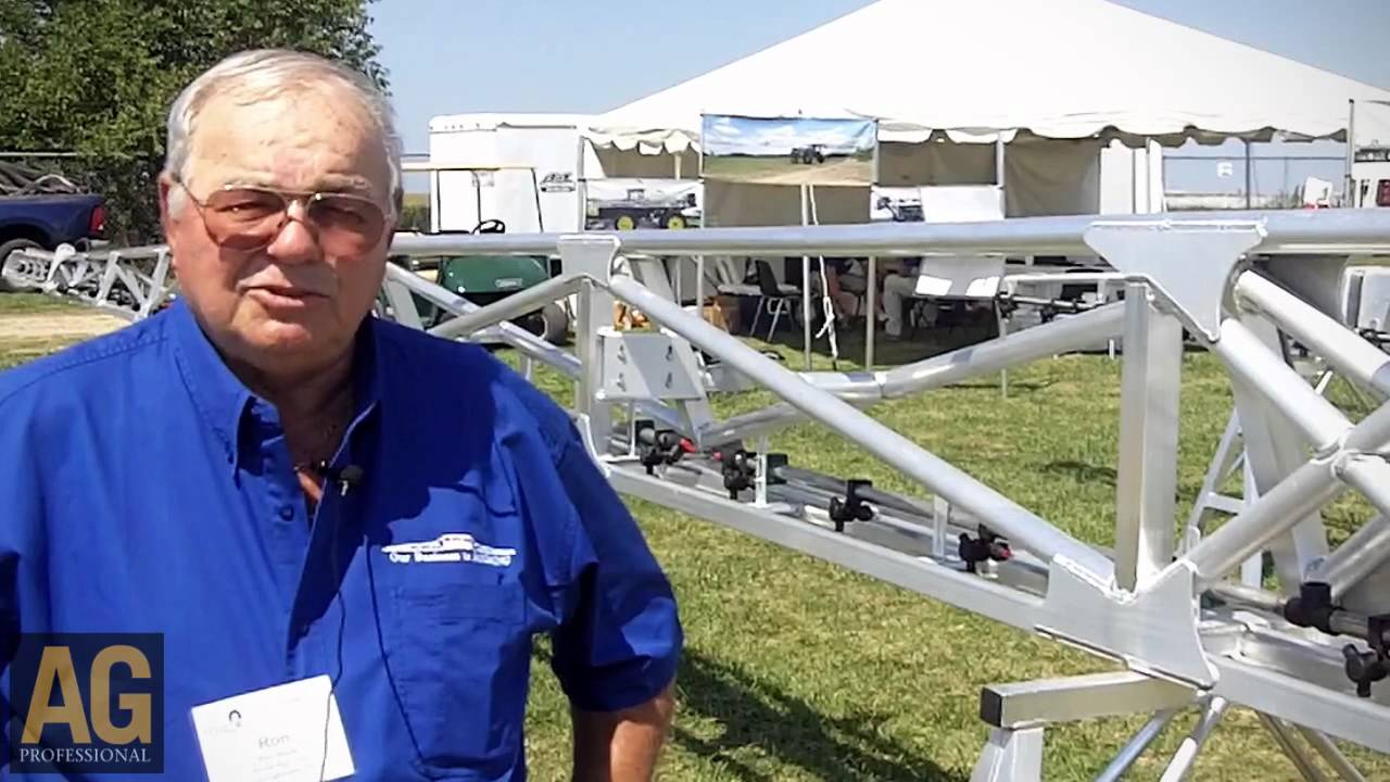 Aluminum booms provide efficiency - YouTube