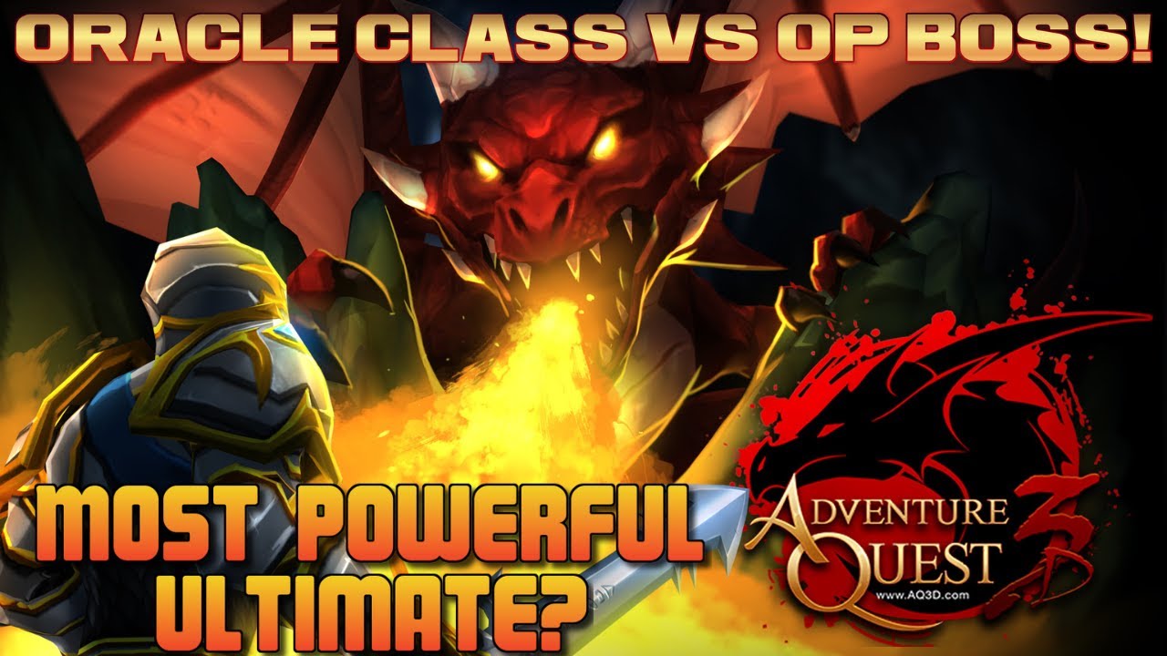 We Tested Oracle Against An OP Boss. We MELTED It! AdventureQuest 3D ...