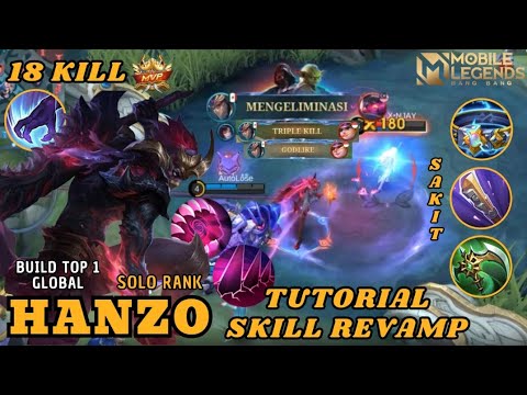 TUTORIAL HANZO SKILL REVAMP!! PAKAI CARA INI DIJAMIN AUTO WIN! - BUILD ...
