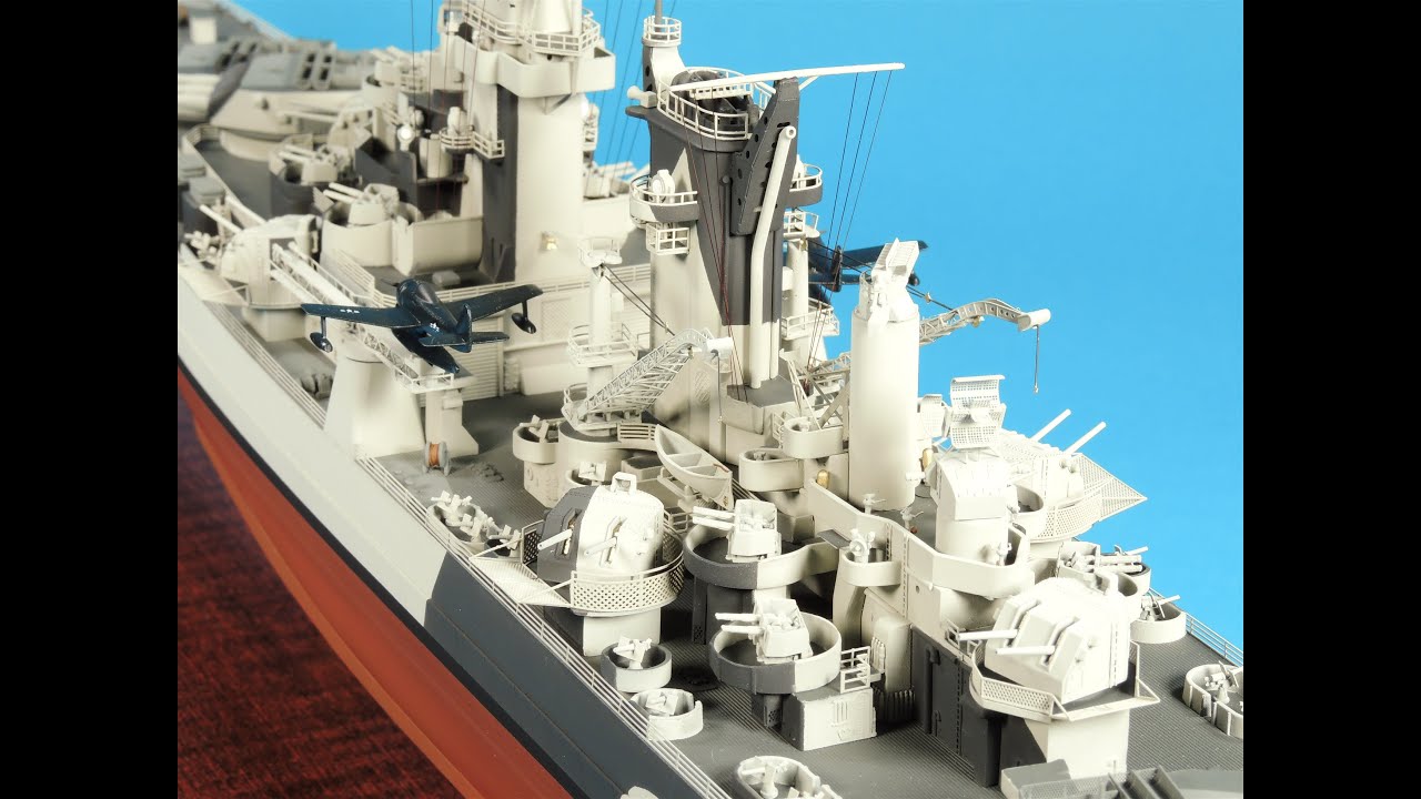 USS Alaska, Hobby Boss 1/350 scale kit–Part-6, painting the aft ...
