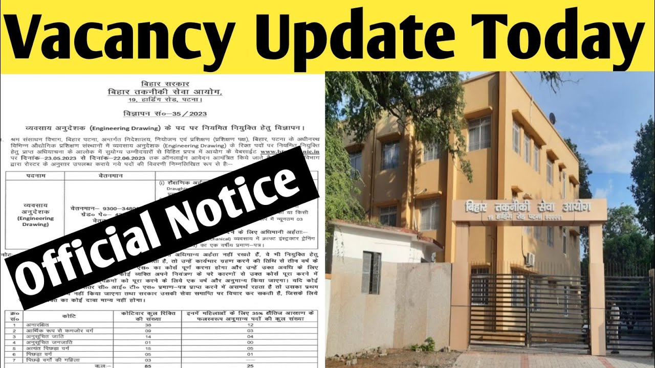 || BIG BREAKING VACANCY UPDATE TODAY || Latest Official Notice Update ...