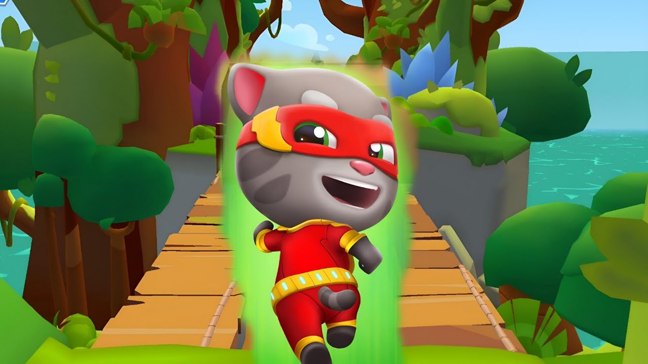 Talking Tom Hero Dash - Tom - Full screen - Missions - Gameplay ...