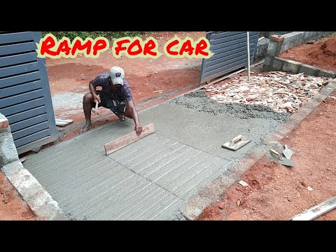 Concrete Ramp Making front of Slide Gate. - YouTube