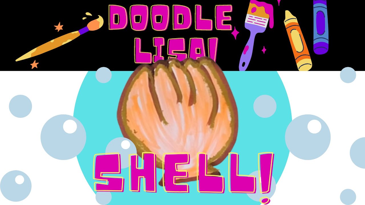 DRAWING AND COLORING SHELL FOR TODLER & PRE-SCHOOL! #DRAWING # ...