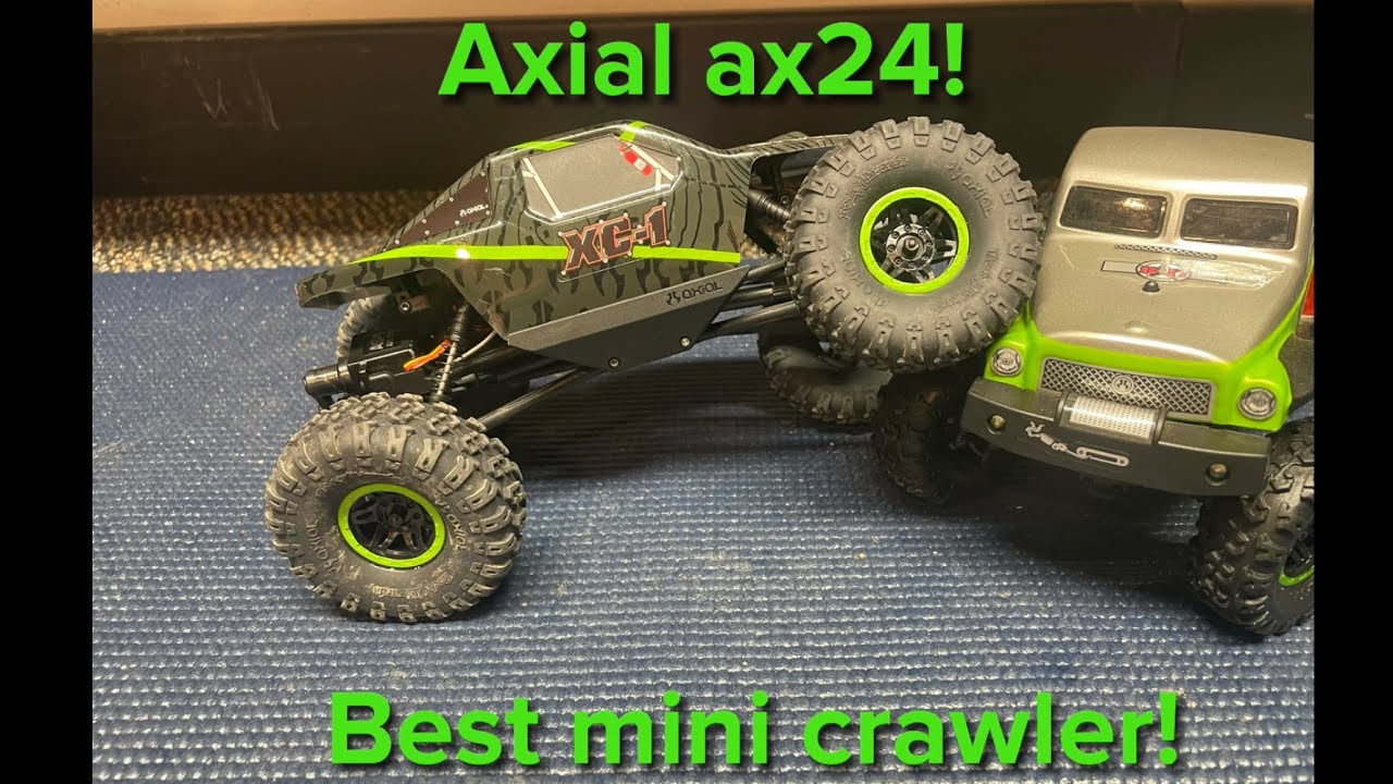 Axial AX24 1/24 scale mini crawler! Best mini crawler! 4WS and lots of ...