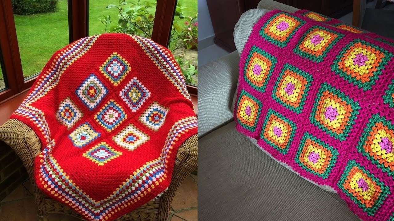 Latest and Stylish Free Crochet Blanket patterns Solid Color Eassy ...