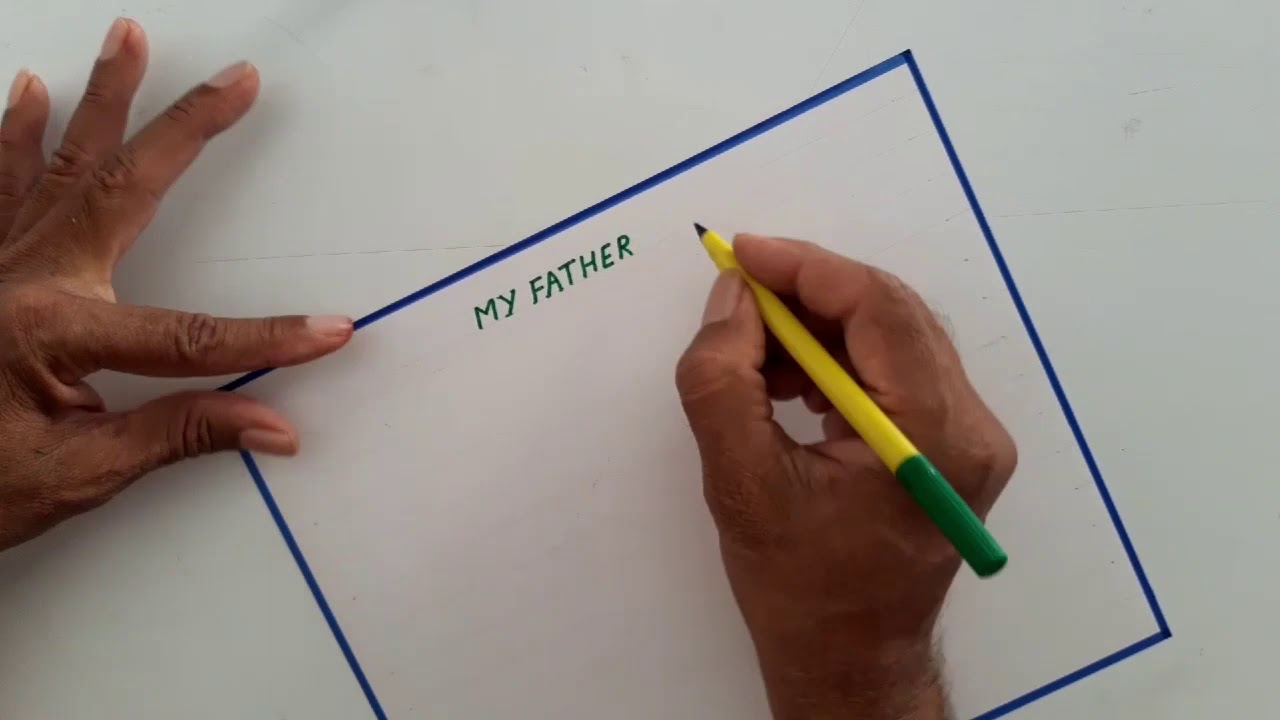 Essay On My Father|| 10 Lines on "My Father" Essay || Beautiful ...