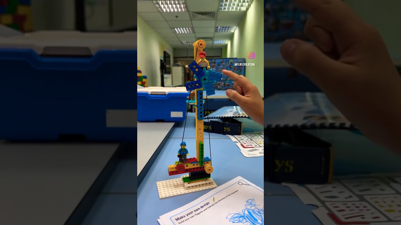 LEGO Flag Pole #lego #legoideas #education - YouTube