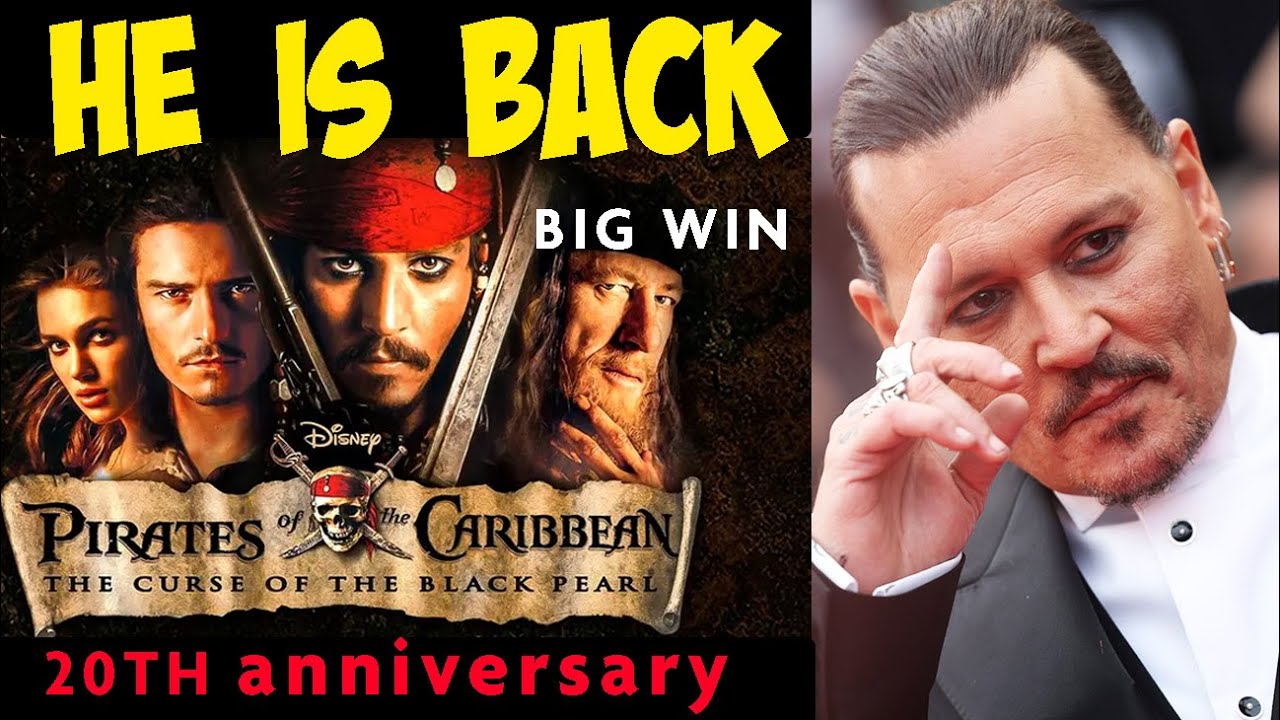Johnny Depp BACK on the Big screen as Jack Sparrow, Disney ANNIVERSARY ...