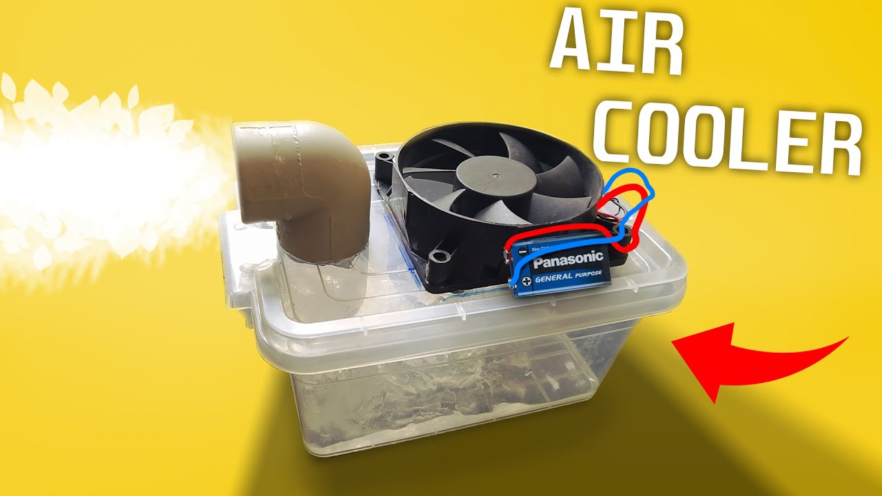 How to Make a Powerful Mini Air Cooler at Home? - YouTube
